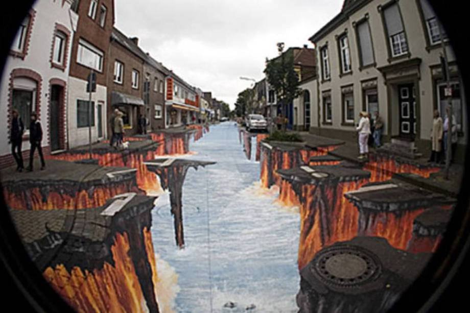 12 imagens incríveis de street art em 3D | Exame