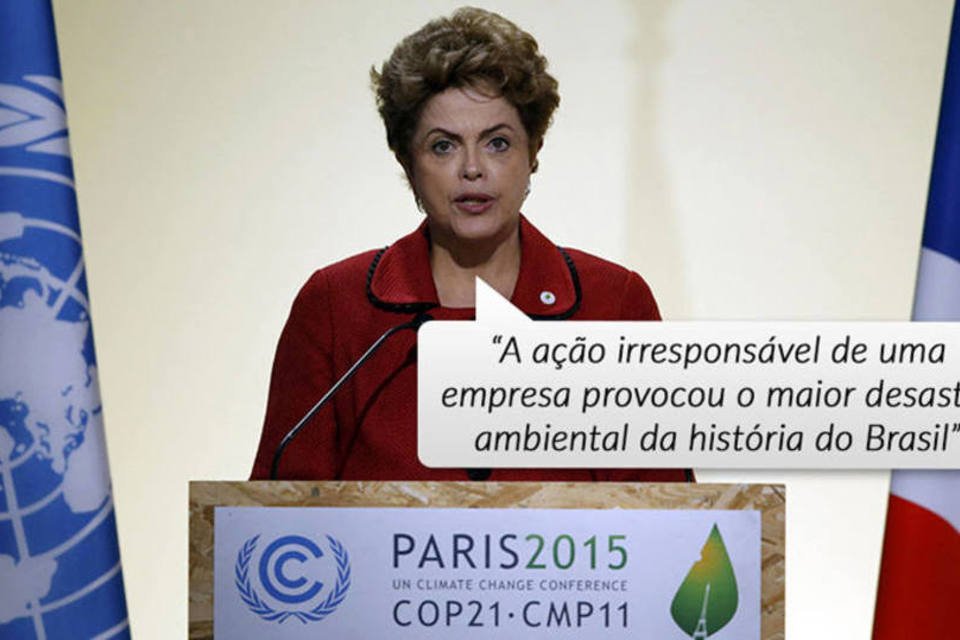 O que Dilma disse na COP21 para o mundo ouvir — em frases | Exame