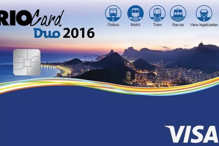Visa lança cartão que serve como bilhete para transporte | Exame