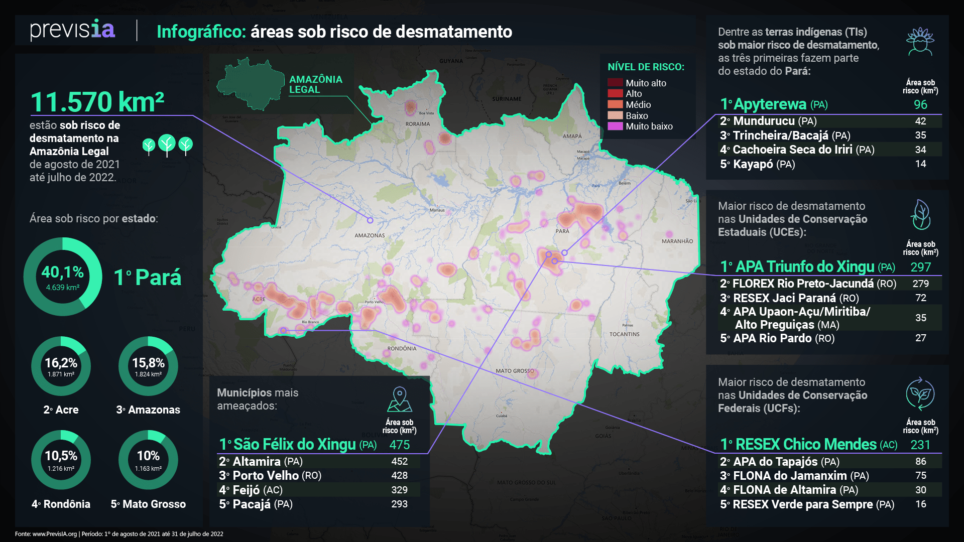 Plataforma PrevisIA ajuda na prevenção do desmatamento da Amazônia | Exame