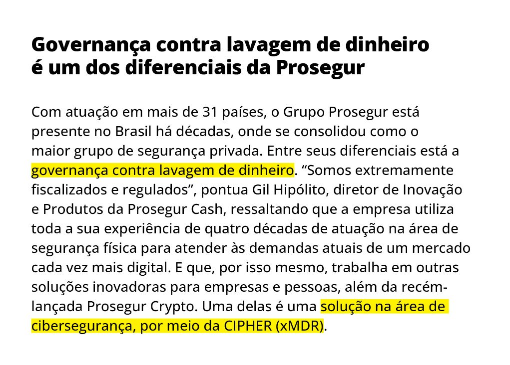 Prosegur: a postos para a transformação digital do mercado financeiro ...