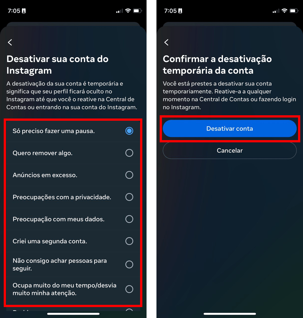 Como desativar o Instagram temporariamente pelo celular ou computador | Exame