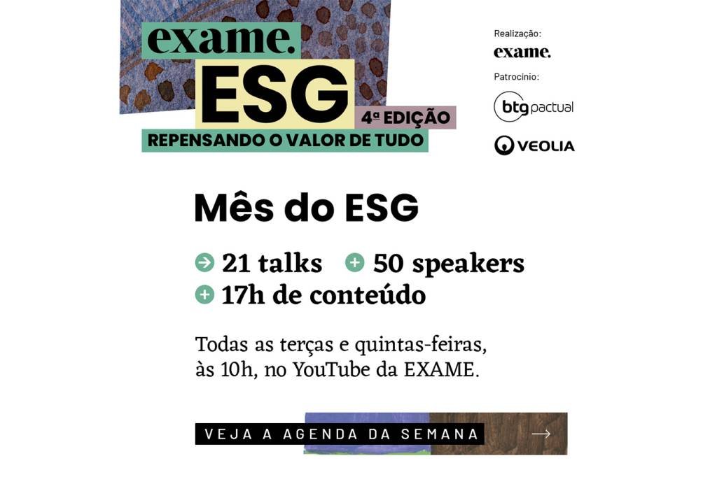 EXAME inicia o Mês do ESG com o maior evento de negócios sustentáveis da imprensa brasileira | Exame