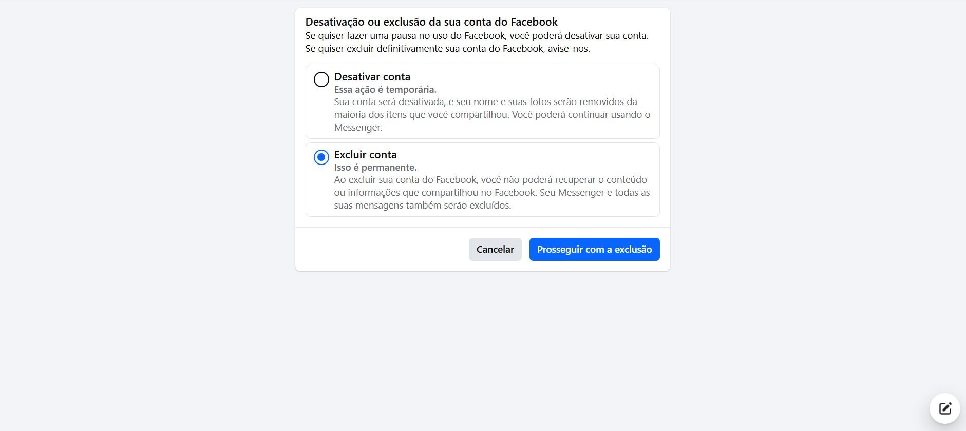 Como excluir conta do Facebook definitivamente | Exame
